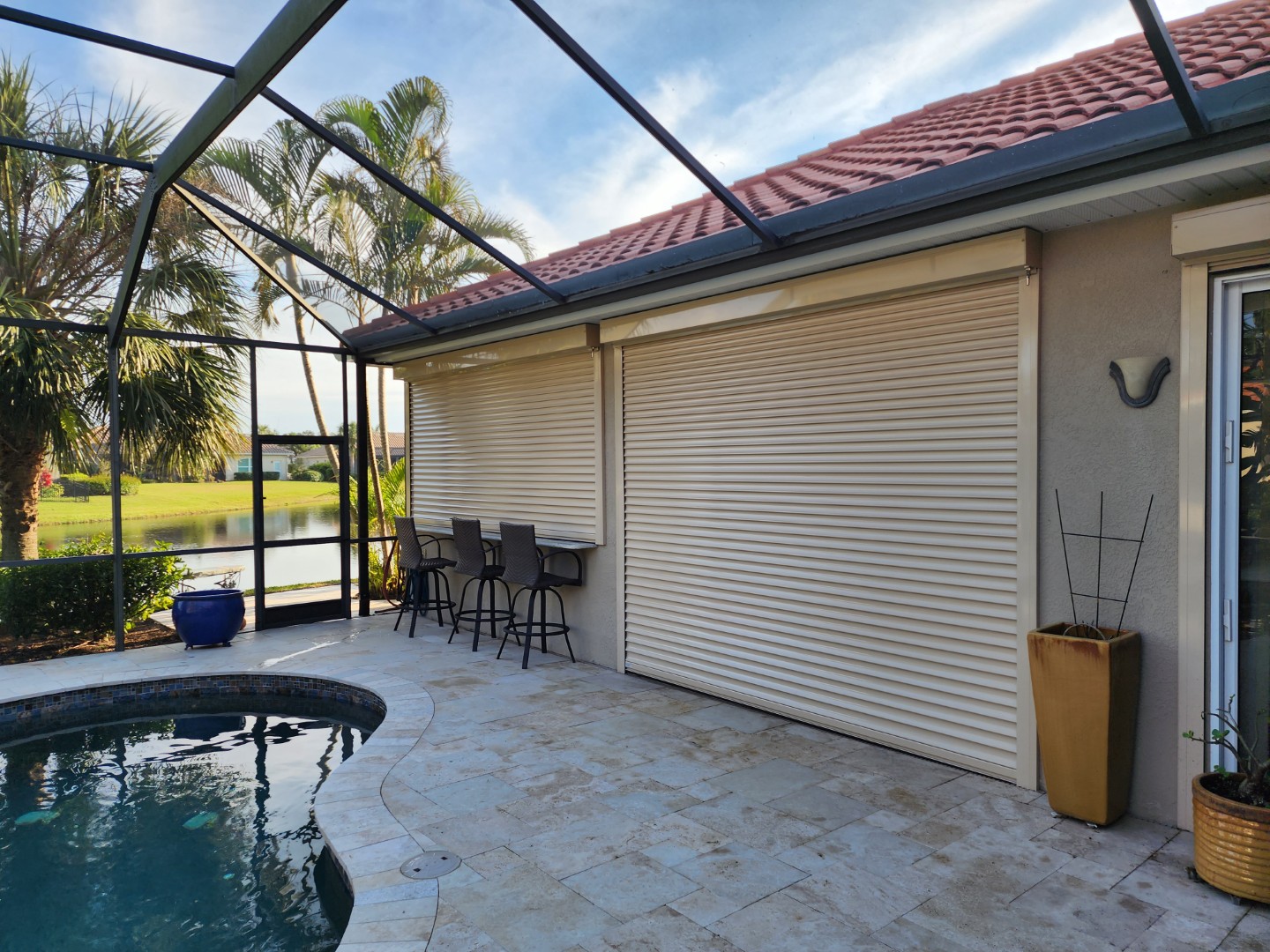 Nautilus Roll Down Shutters | Sarasota Rolling Metal Shutter System